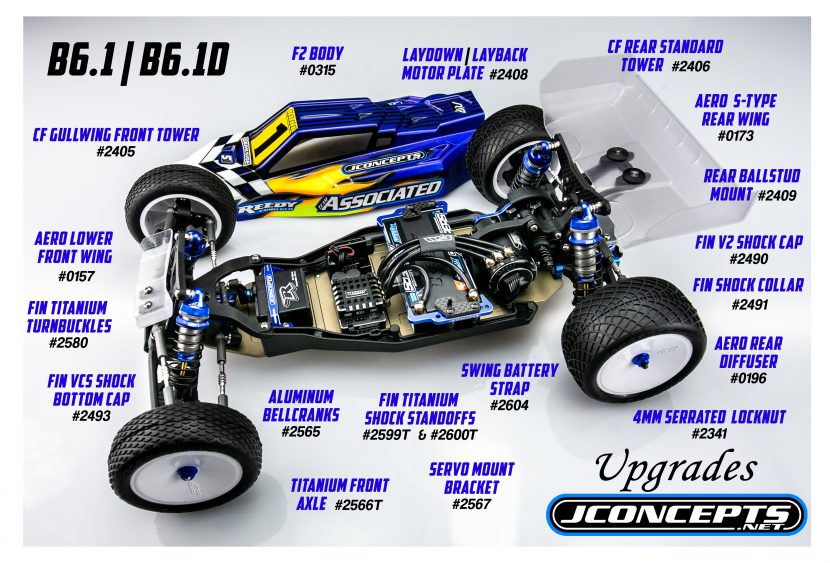B6.1 and B6.1D Upgrades – JConcepts Blog