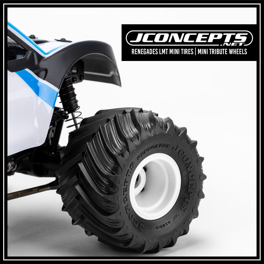 JConcepts New Release – Mini LMT Renegades & Racer Tires, Tribute ...